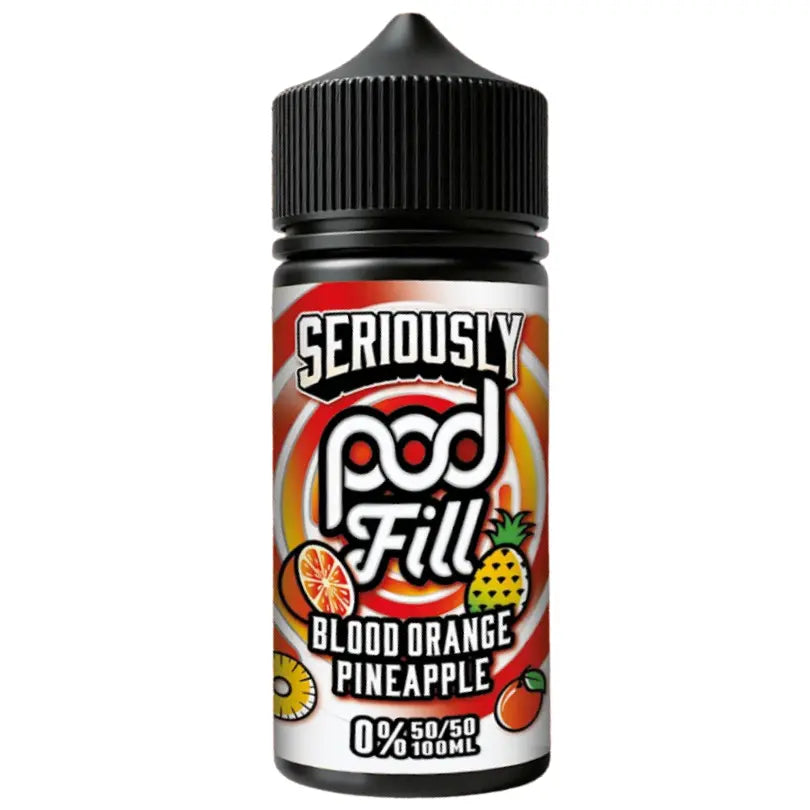 Blood Orange Pineapple by Seriously Pod Fill 100ml - The E-Cig Store