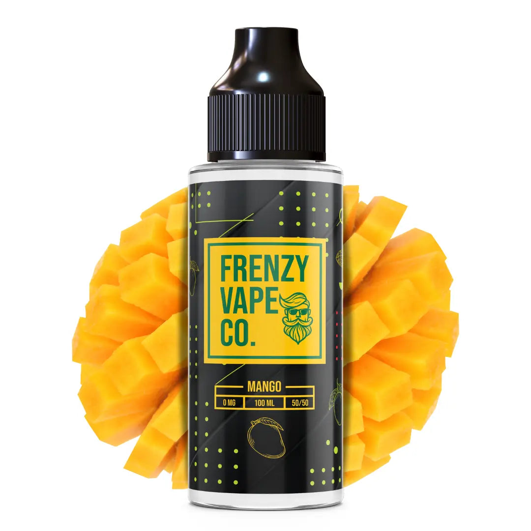 Frenzy Vape Co. Mango - 100ml Shortfill E-Liquid | The E-Cig Store