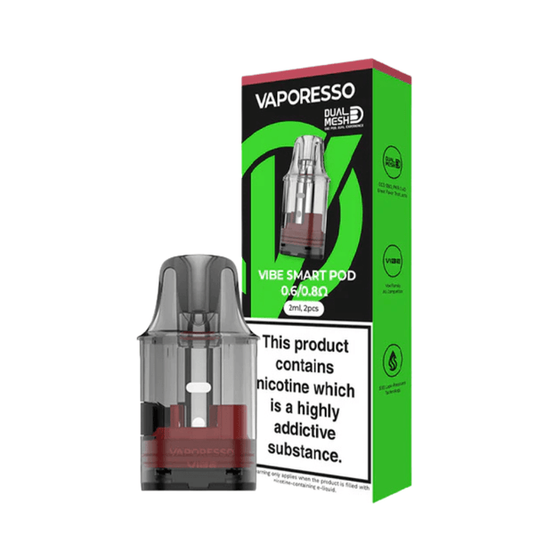 Vaporesso Vibe Replacement Pod - 2 Pack | MTL Vape Pods – The E-Cig Store